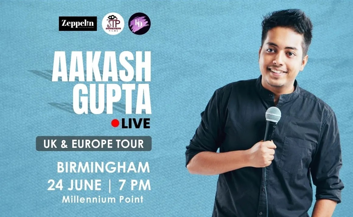 Aakash Gupta - Live in Birmingham - Millennium Point